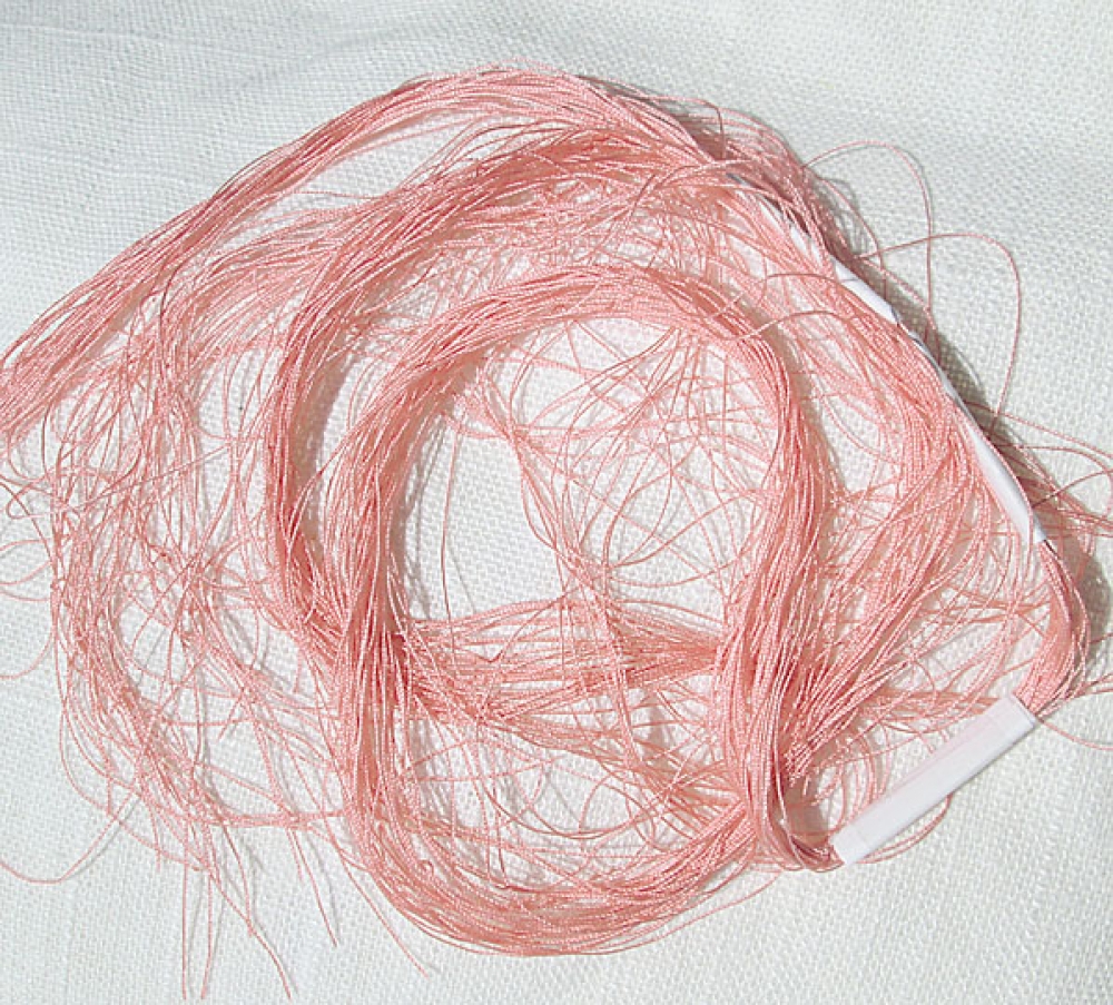Peach Salmon Filament Silk Embroidery Thread | ChadQuilt