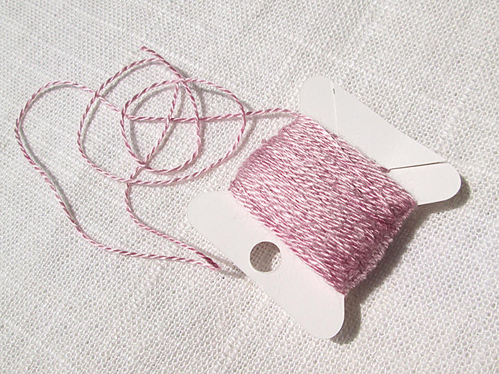 Lavender Pink Spun Silk Yarn Thread Lace Weight Two Ply | ChadQuilt